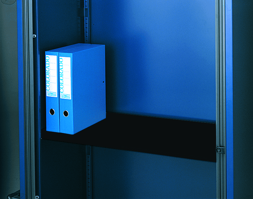 Tambour Cupboard Shelf With Built in Lateral Rail - ECOS